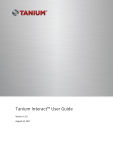 Tanium Interact User Guide | Manualzz