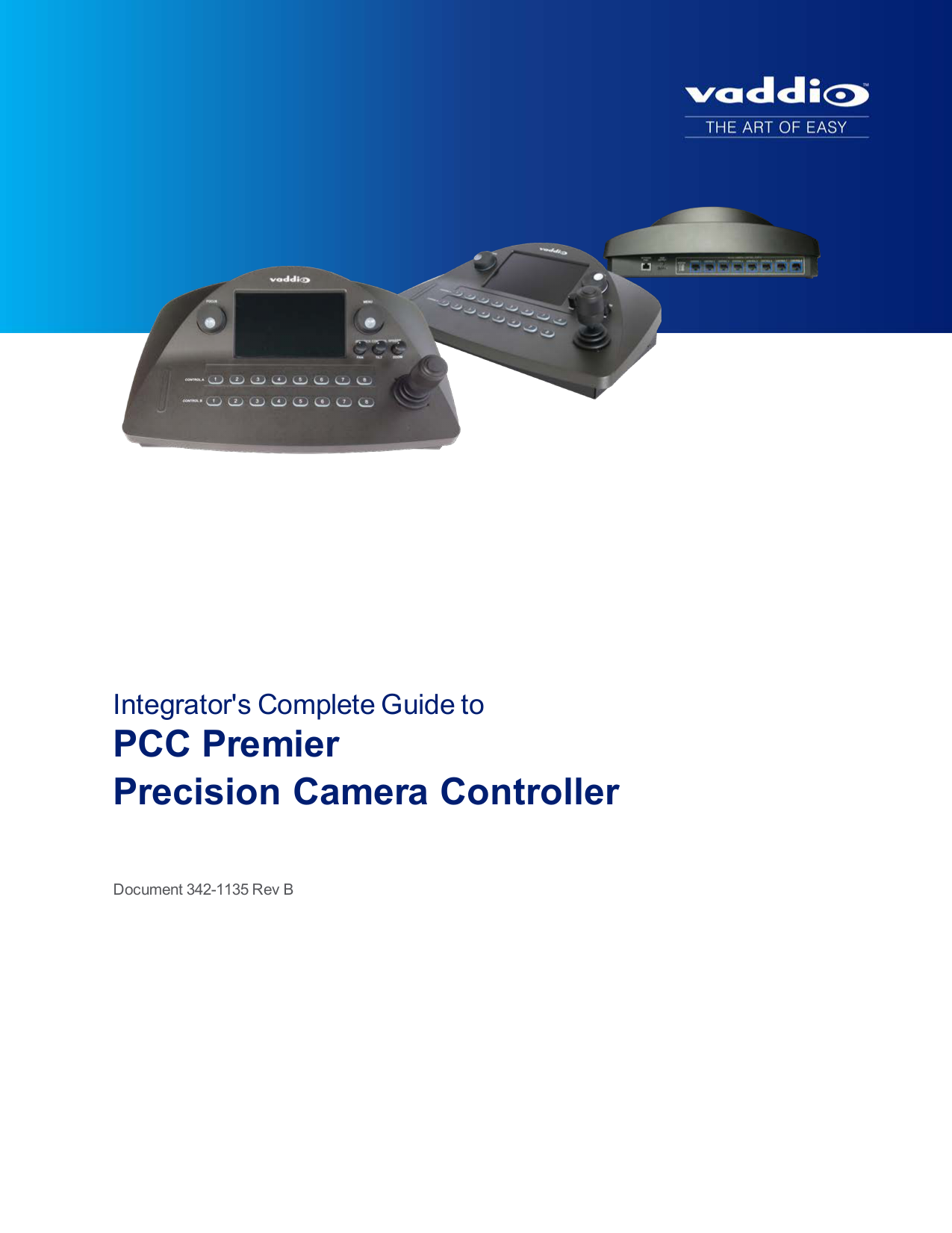 Integrator`s Complete Guide to PCC Premier Precision | Manualzz