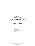 Teradata SQL Assistant User Guide | Manualzz