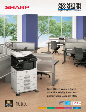 Sharp MX-M314N Brochure & Specs | Manualzz