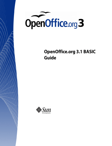 OpenOffice.org 3.1 BASIC Guide | Manualzz