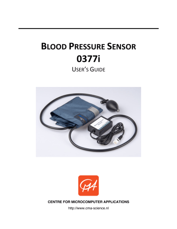 Blood Pressure Sensor 0377i User's Guide | Manualzz