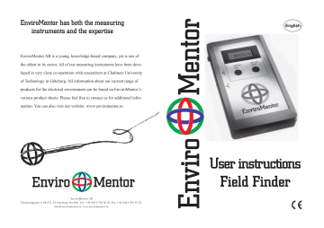 Field Finder User Instructions | Manualzz