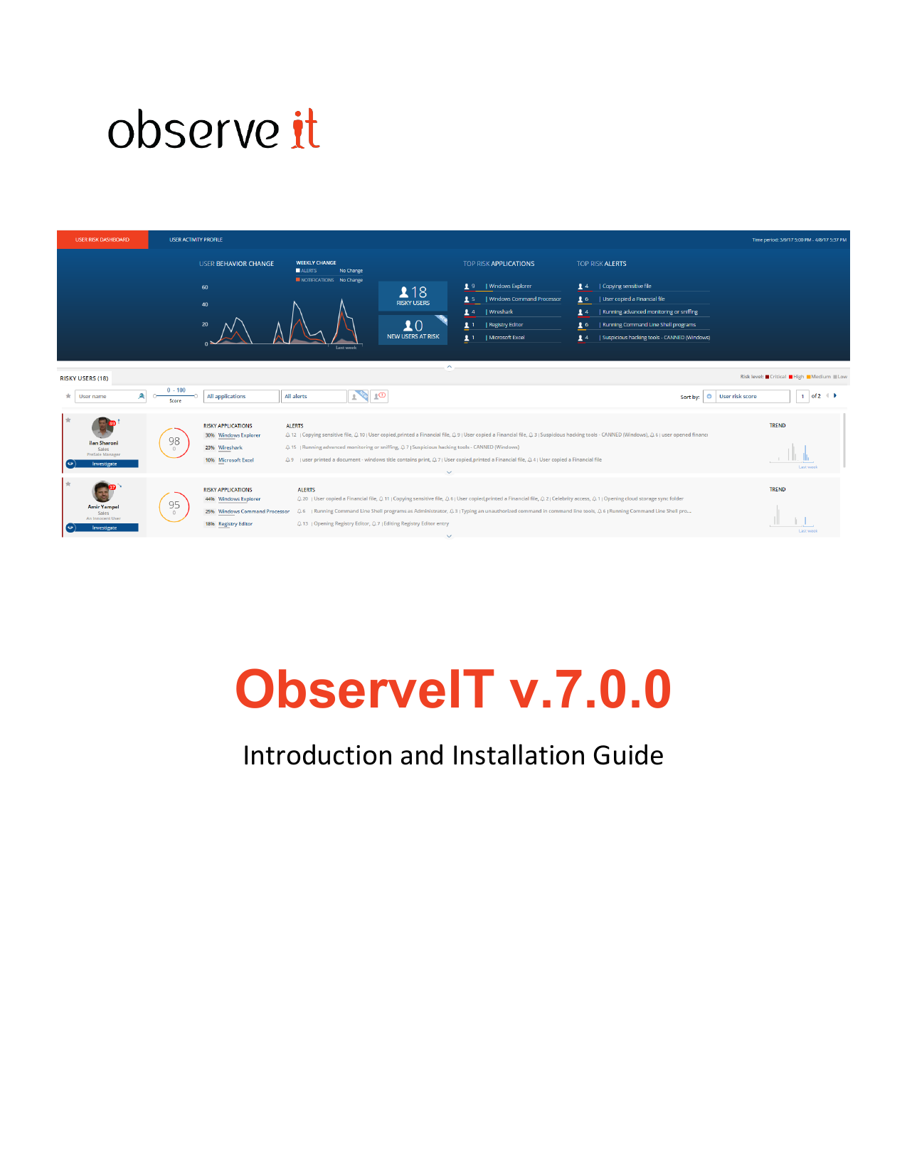 ObserveIT Introduction and Installation Guide | Manualzz