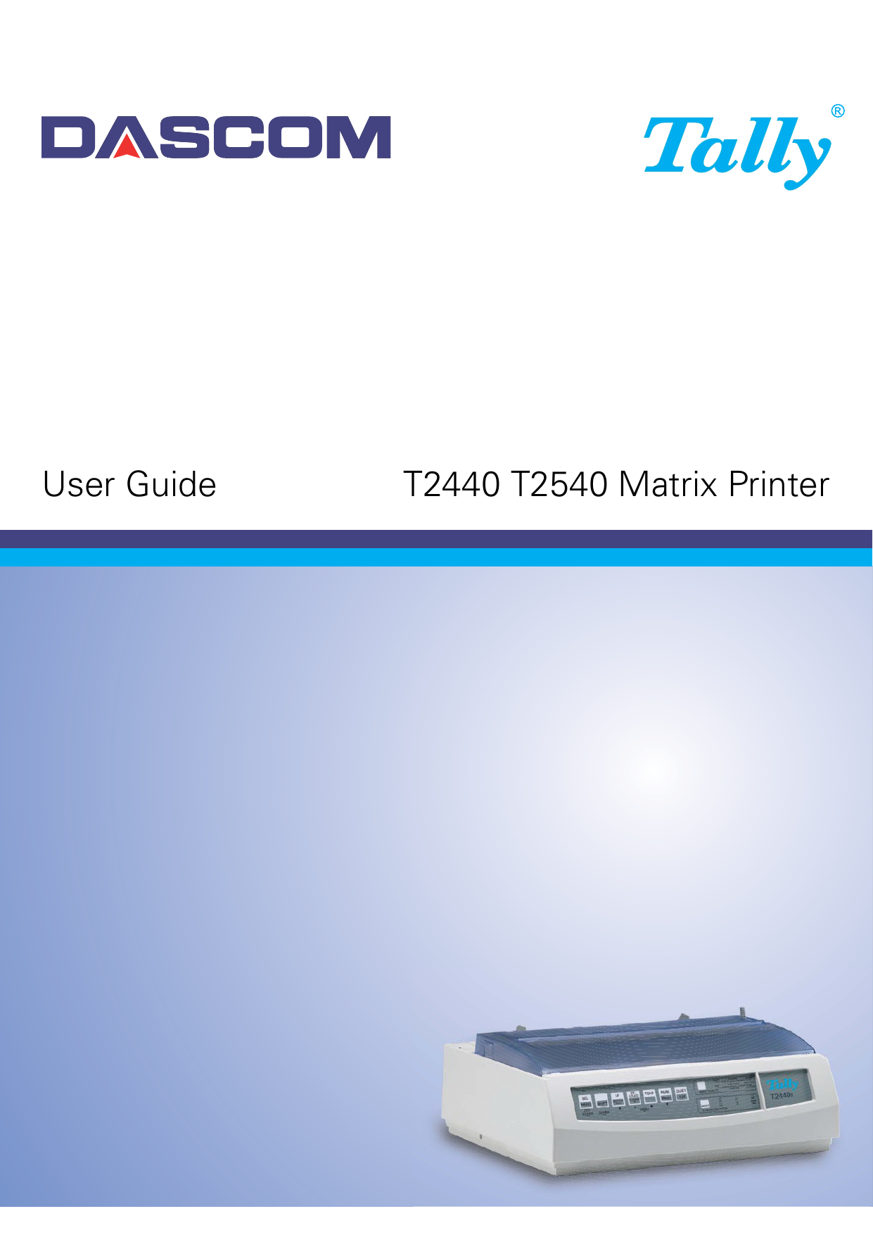 TallyGenicom 2540 User manual | Manualzz