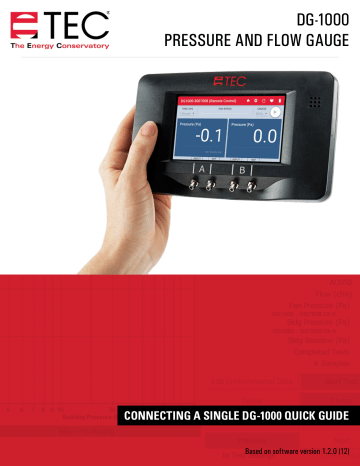 TEC DG-1000 Quick Manual | Manualzz