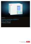 ABB RELION REB670 Busbar Protection Manual | Manualzz
