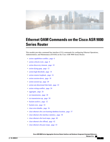 Ethernet OAM ASR 9000 Series Router Command Reference | Manualzz