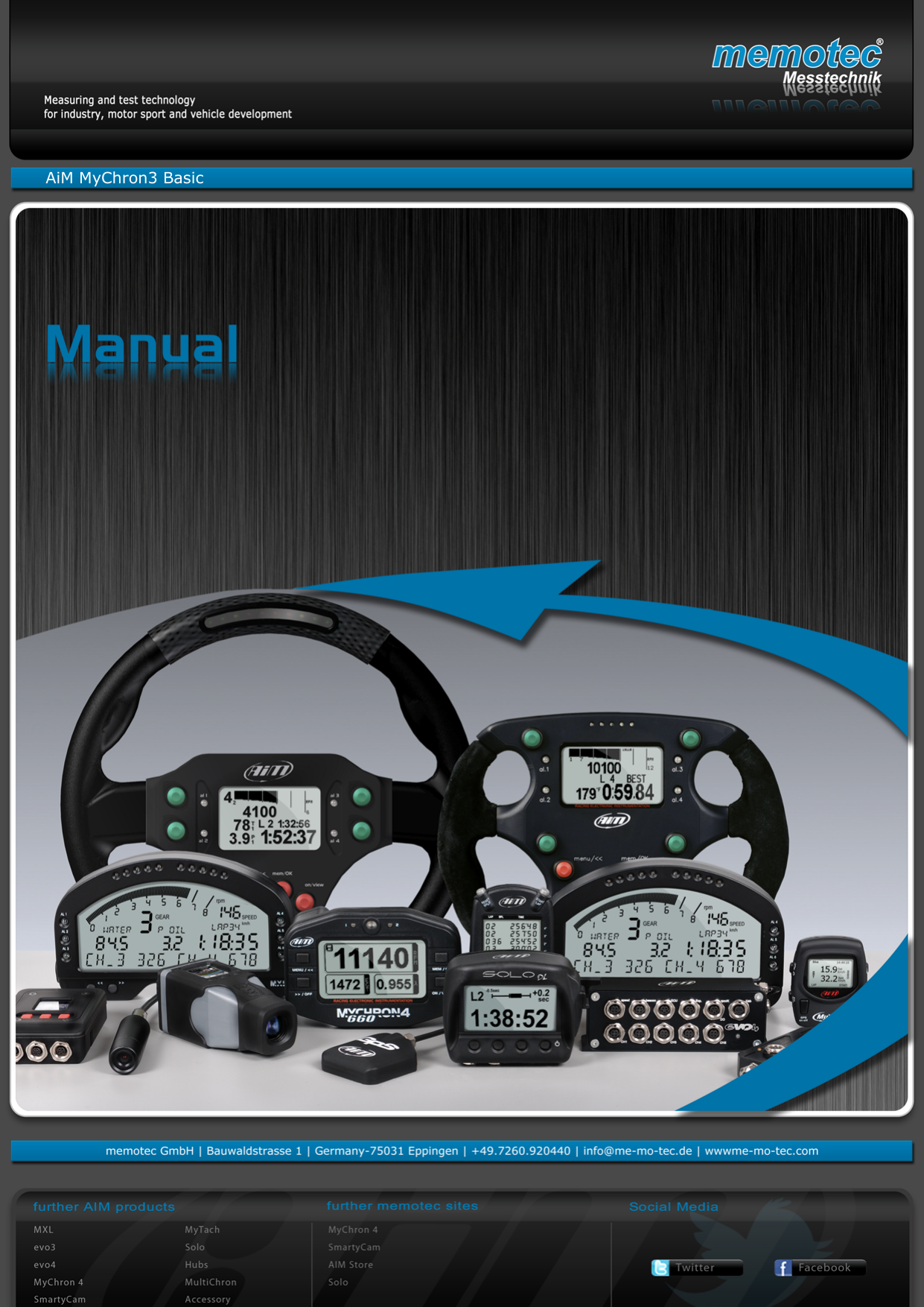 Manual for AIM MyChron 3 Club | Manualzz