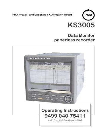 Data Monitor KS 3005 Operating Instructions | Manualzz