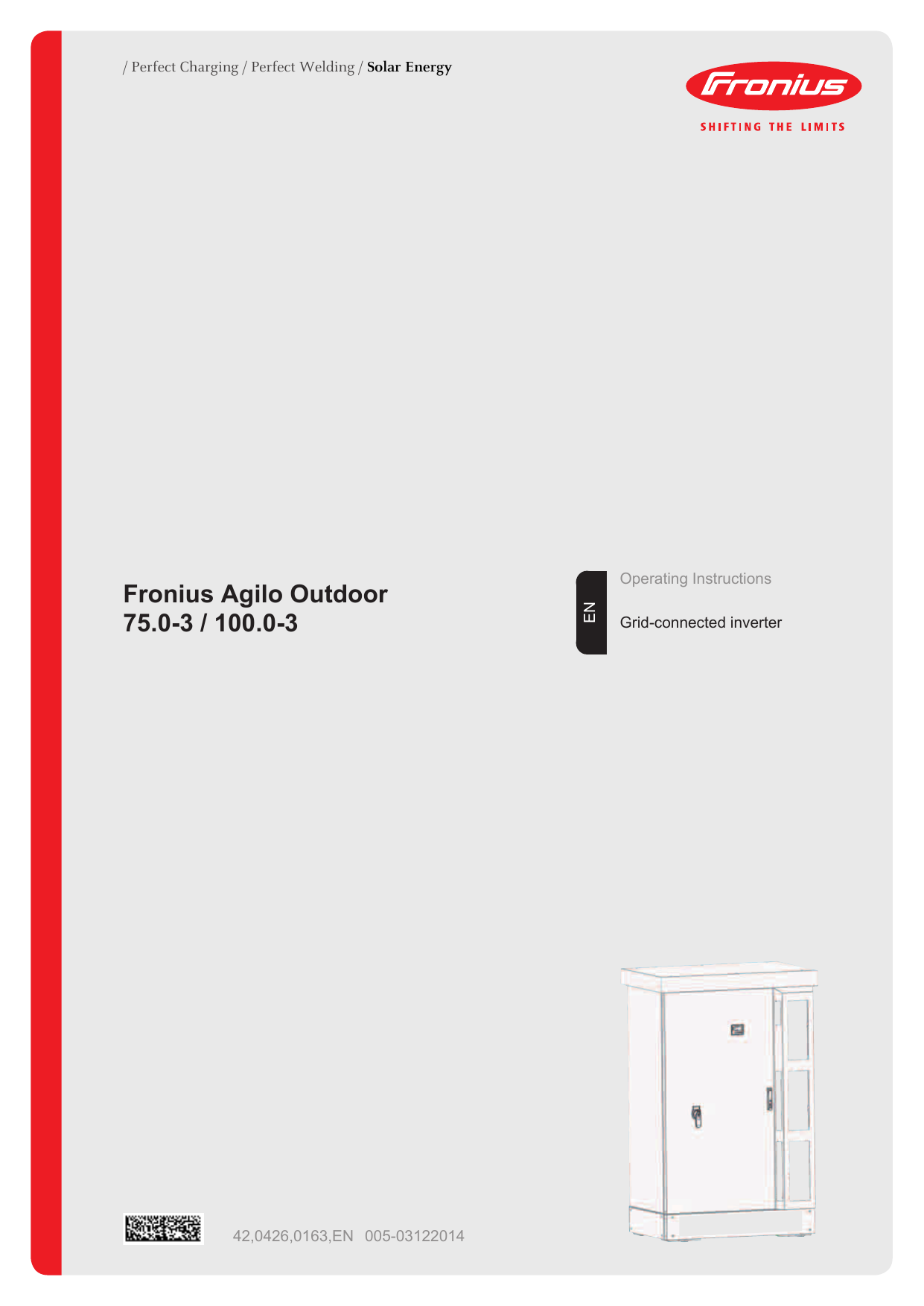 Fronius Agilo 75.0-3 Operating Instructions Manual | Manualzz