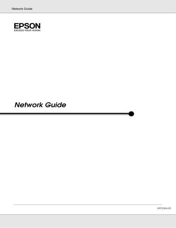 EPSON Printer Network Guide | Manualzz