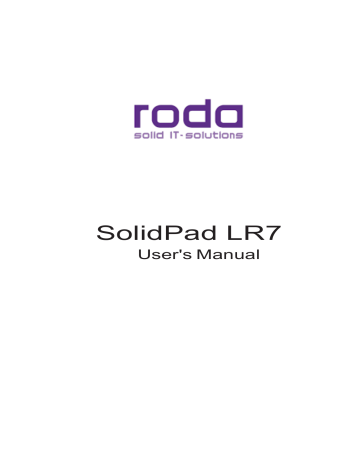 SolidPad LR7 User's Manual | Manualzz