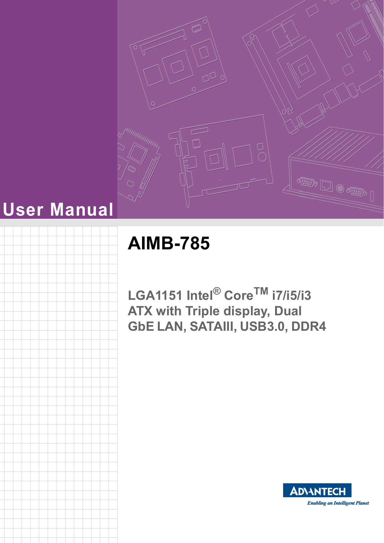 Advantech AIMB-785 User manual | Manualzz