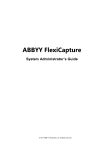 ABBYY FlexiCapture 12 System Administrator's Guide | Manualzz