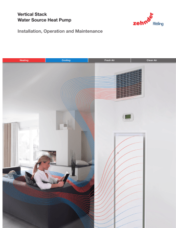 Vertical Stack Water Source Heat Pump | Manualzz