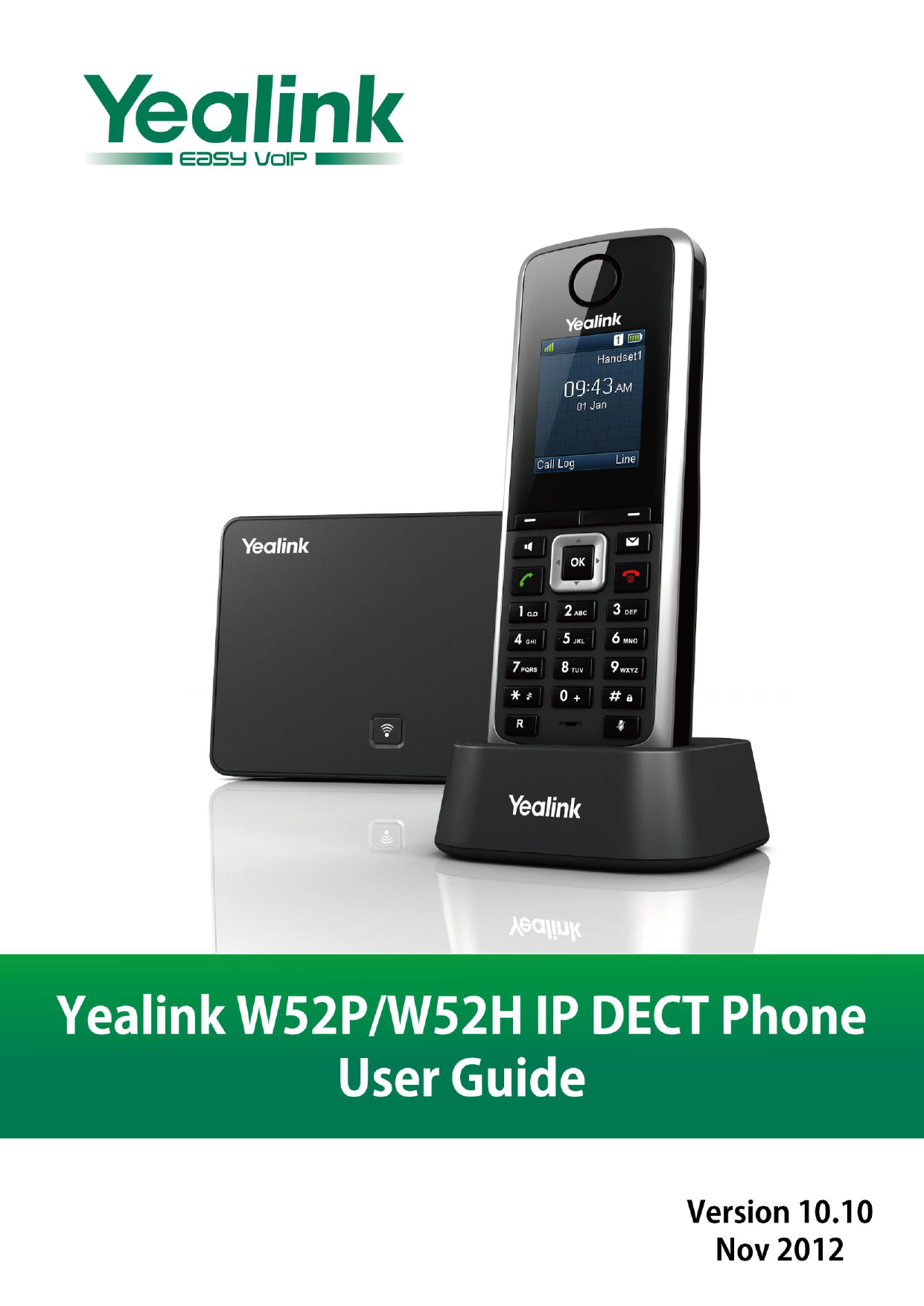 Yealink W52H User manual | Manualzz