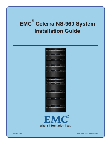 EMC Celerra NS-960 Installation Guide | Manualzz