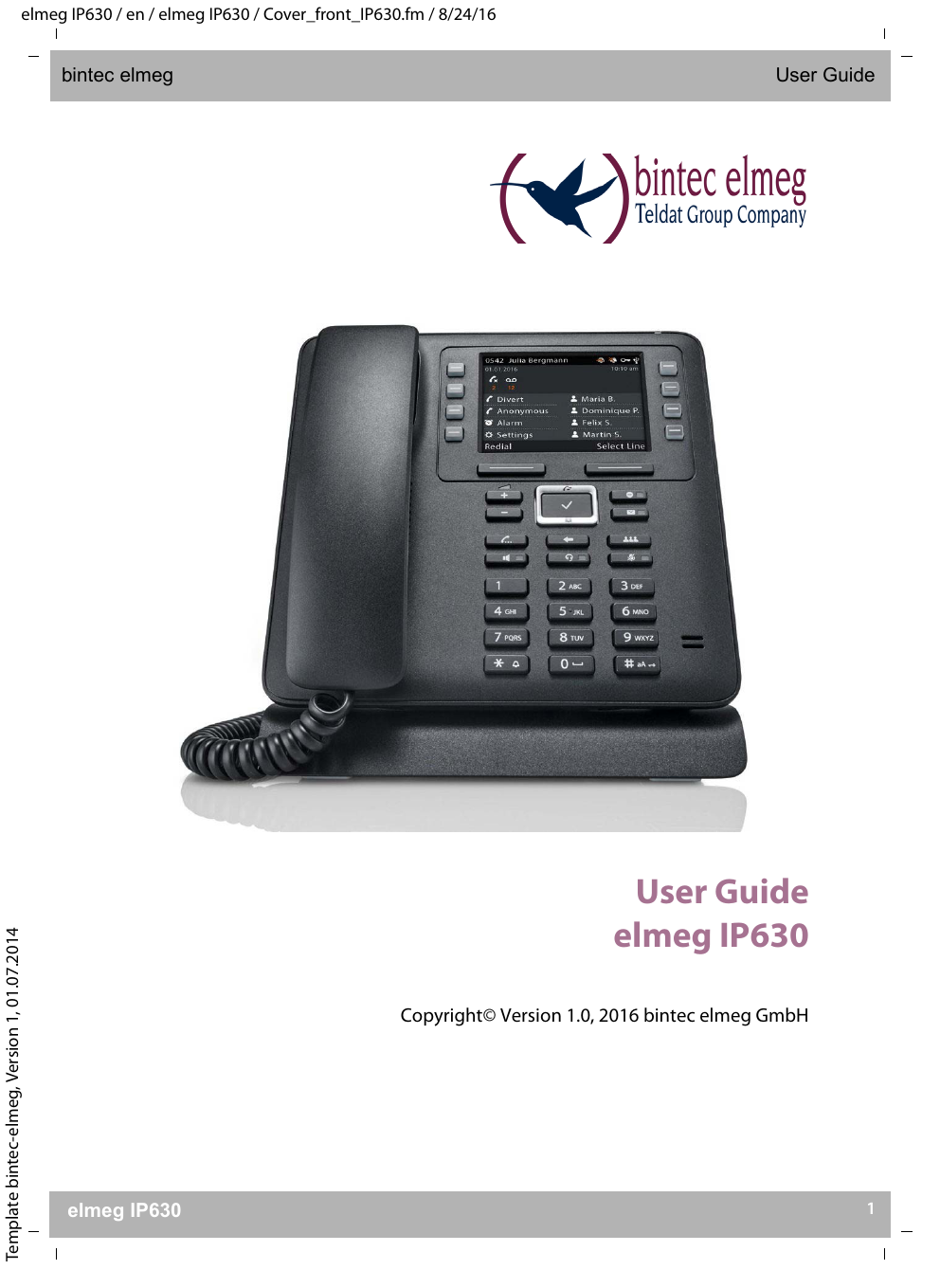 elmeg IP630 User manual | Manualzz