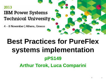IBM PureFlex systems Best Practices | Technical Guide | Manualzz