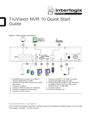 TruVision NVR 10 Quick Start Guide | Manualzz