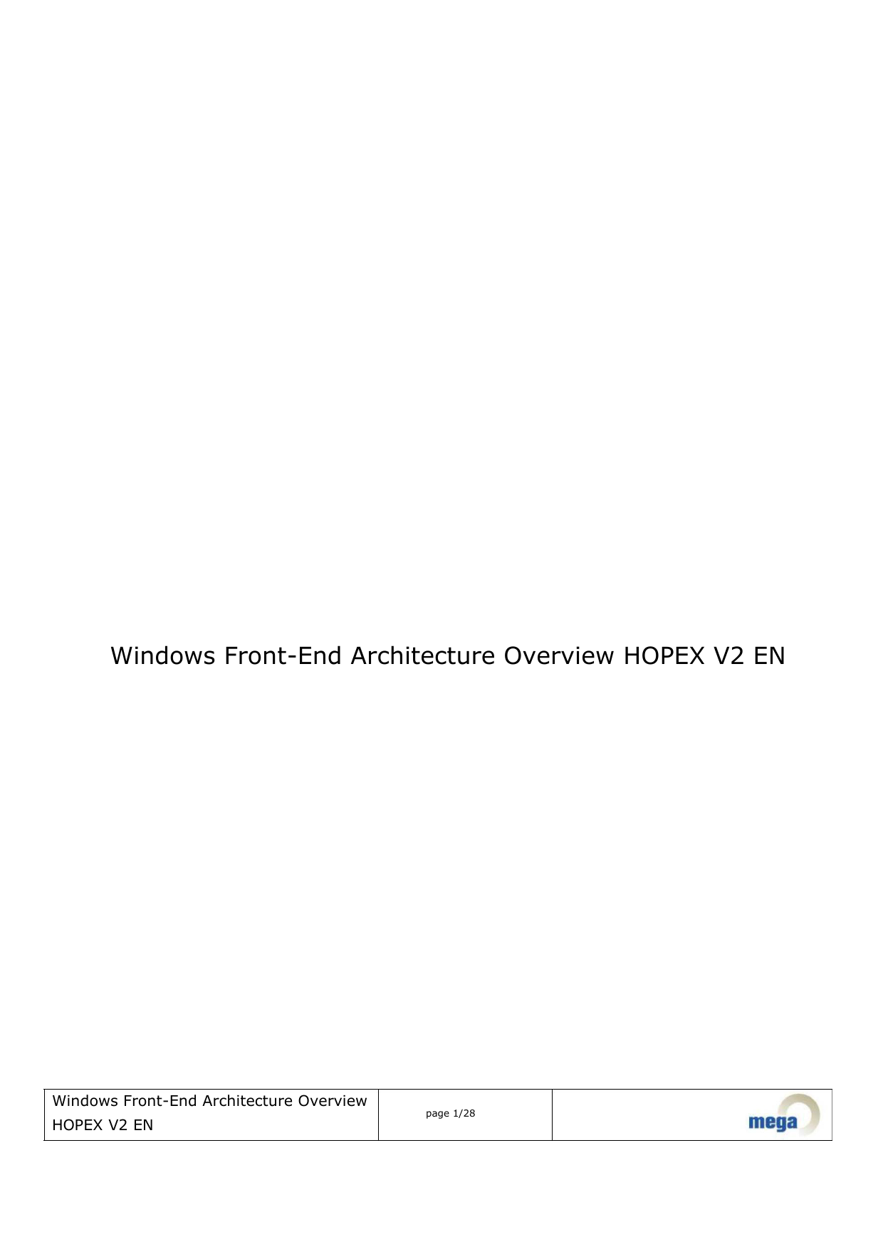 hopex information architecture