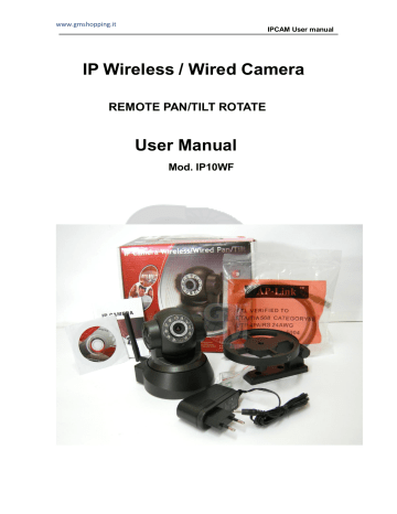 Ipcam IP10WF User manual | Manualzz