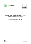 DSE 8610 MKII Operator's Manual - Deep Sea Electronics | Manualzz