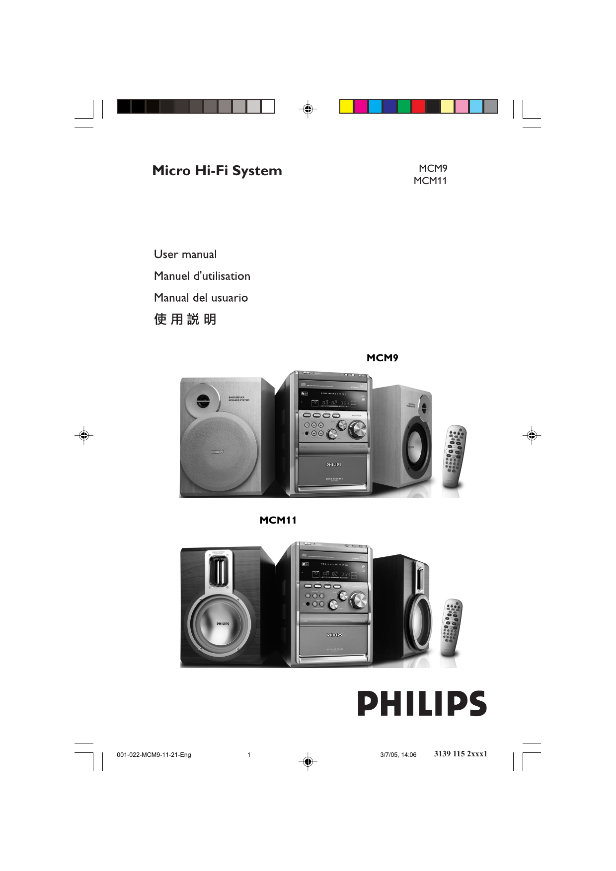 Philips MCM11/30 User manual | Manualzz