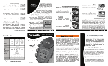 MISCO Palm Abbe Refractometer PA201, PA202, PA203 Instruction Manual ...