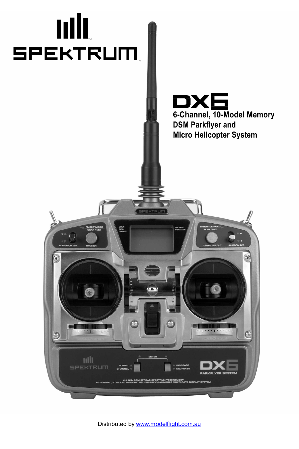 Spektrum DX6 manual | Manualzz