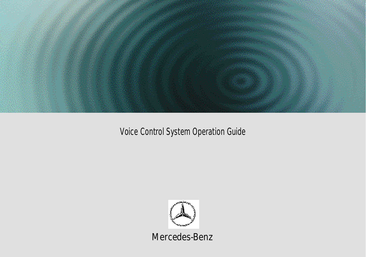 Mercedes-Benz Voice Control System Operation Guide | Manualzz