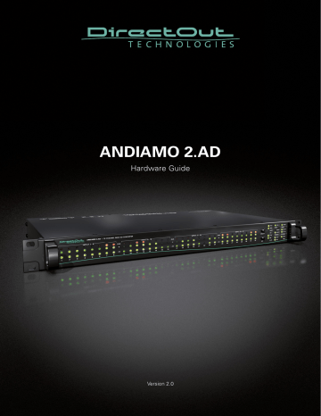 MADI Converter ANDIAMO 2.AD Hardware Guide | Manualzz