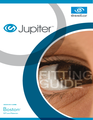 Essilor contact lens Jupiter Fitting Guide | Manualzz