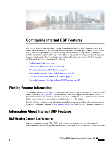 Cisco IOS Release 15S BGP Configuration Guide | Manualzz