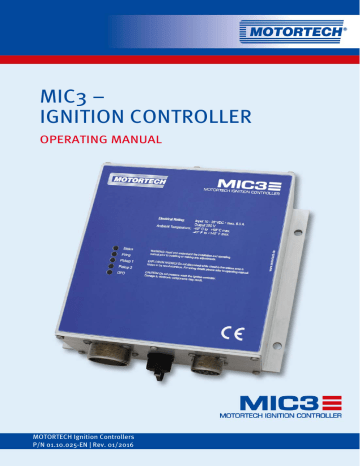 MOTORTECH Ignition Controller MIC3 Operating Manual | Manualzz