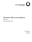 Lucent Technologies DMX Access Multiplexer User Operations Guide | Manualzz