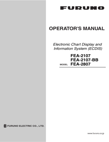 Furuno FEA-2807 Operator's Manual | Manualzz