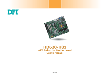DFI HD620 H81 Motherboard User Manual | Manualzz