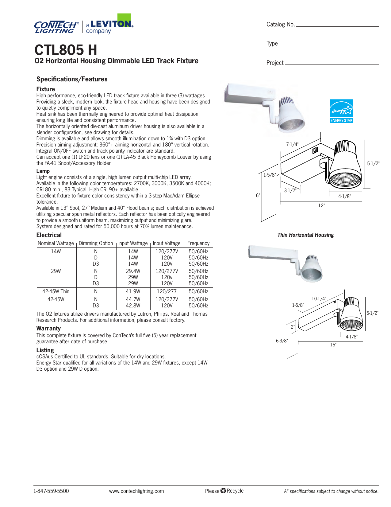 Contech Lighting Smtr | Shelly Lighting