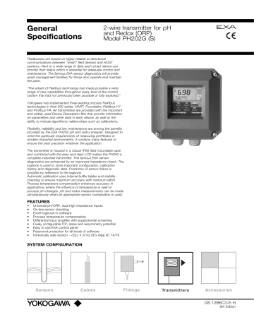 pH and Redox Transmitter PH202 PH202G, PH202 PH202S Datasheet | Manualzz
