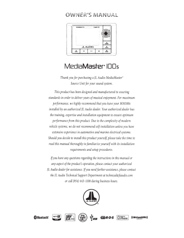 MediaMaster MM100s Owner's Manual | Manualzz
