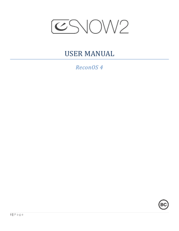 Recon Instruments Snow2 User Manual | Manualzz
