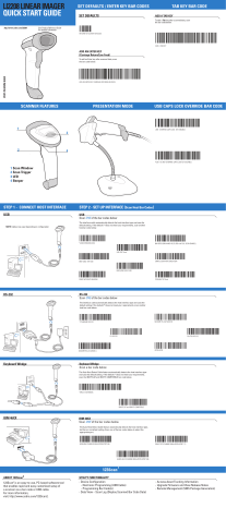 Linear Imager LI2208 Quick Start Guide | Manualzz