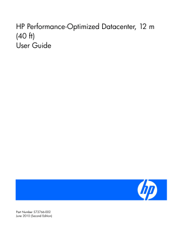 HP Performance-Optimized Datacenter User Guide | Manualzz