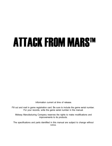Attack From Mars User Manual | Manualzz