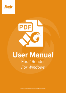 Foxit Reader - User manual