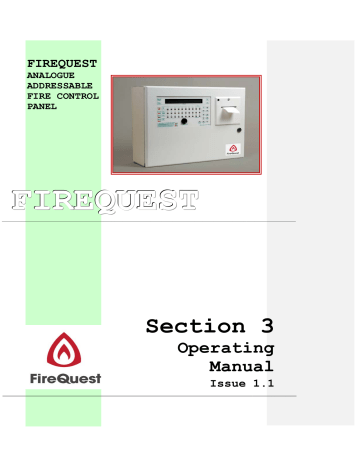 Fire Control Panel Operating Manual | Manualzz