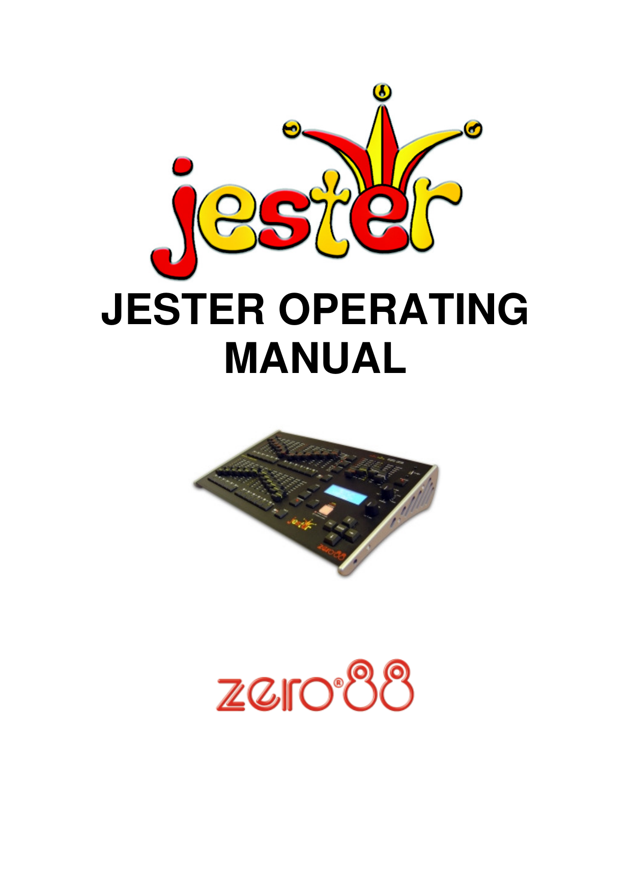 Jester Zero 88 Operating Manual | Manualzz