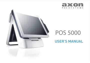 Axon POS System POS 5000 User manual | Manualzz